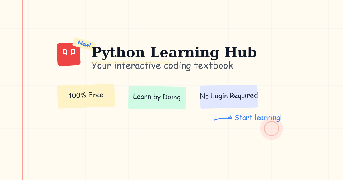 Python Learning Hub Learn Python Programming Free Beginner To Advanced